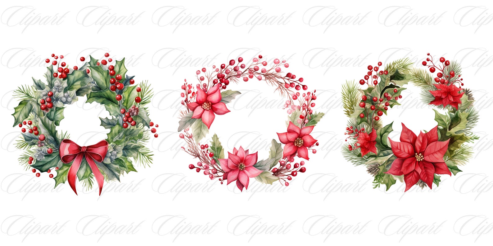 Watercolor Christmas Baby Bundle 47 High Quality Pngs, Baby Christmas ...
