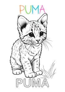 30 Printable Coloring Pages for Kids Cute Baby Animals Coloring Sheets ...