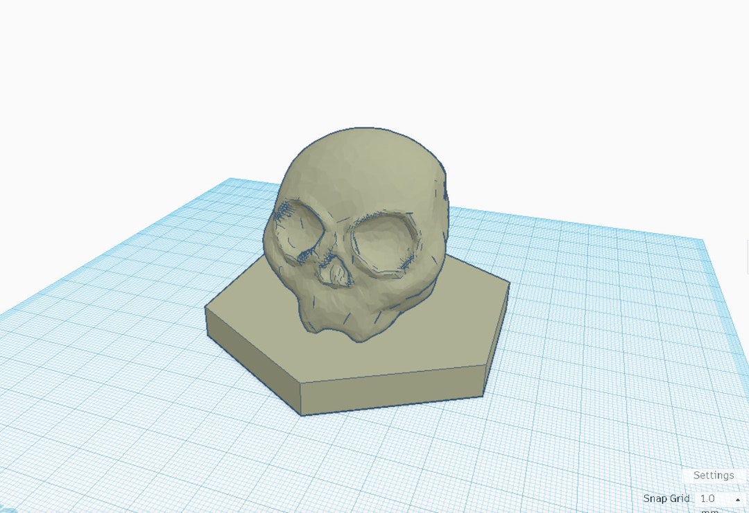 3D printable STL OBJ GLB rpg figure rpg skull figure 3 - Etsy México