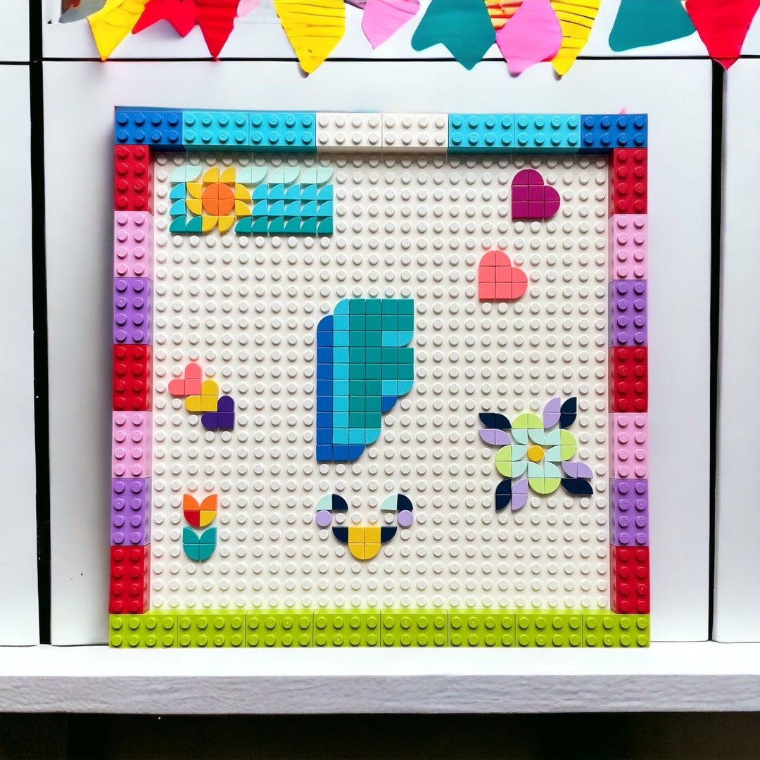 Lego Letter Personalized Lego Gift Lego Home Decor Kids - Etsy