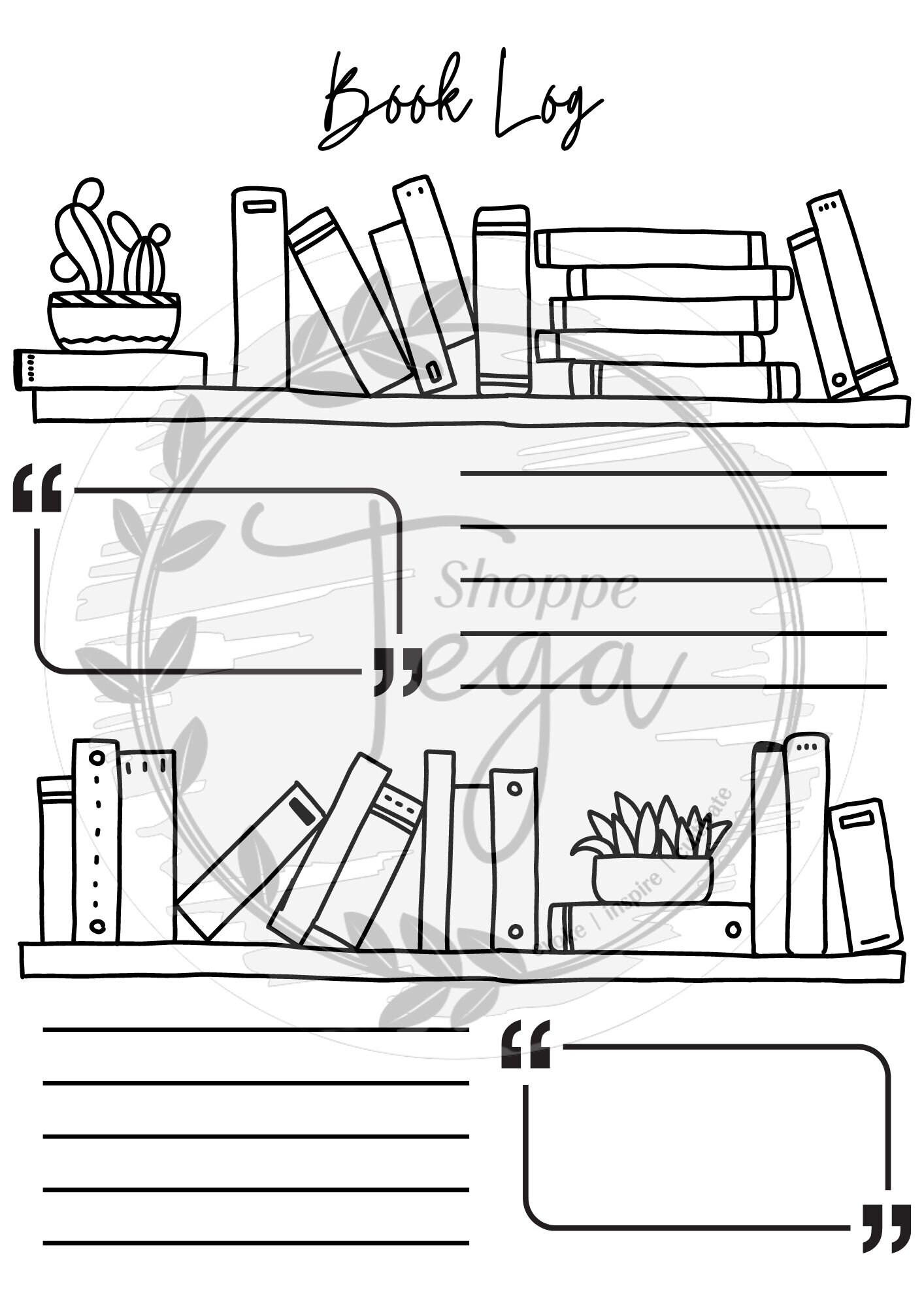 Book Log | Book Report | Summer Reading | Handwriting | Coloring ...