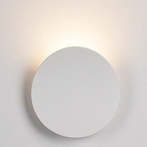 LED Circle Mid Century Modern Wall Light/wall Lamp-metal/black/white ...