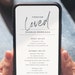 Simple Funeral Electronic Invitation Template Canva | Text Only Funeral ...