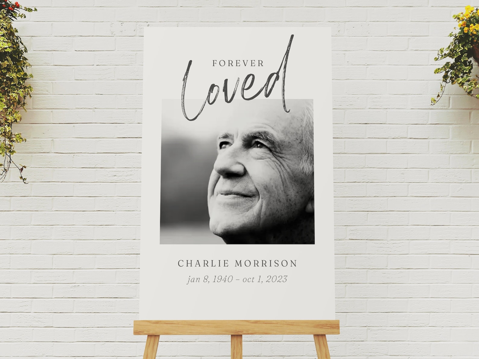 Funeral Welcome Sign | Celebration of Life Decoration | Large Funeral ...