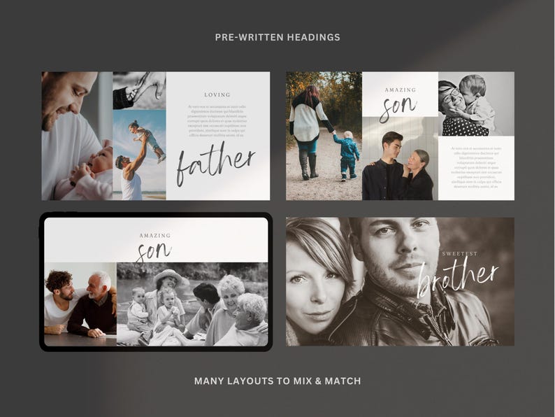 Memorial Slideshow Template: Celebration of Life, 40 Slides (canva) - Etsy