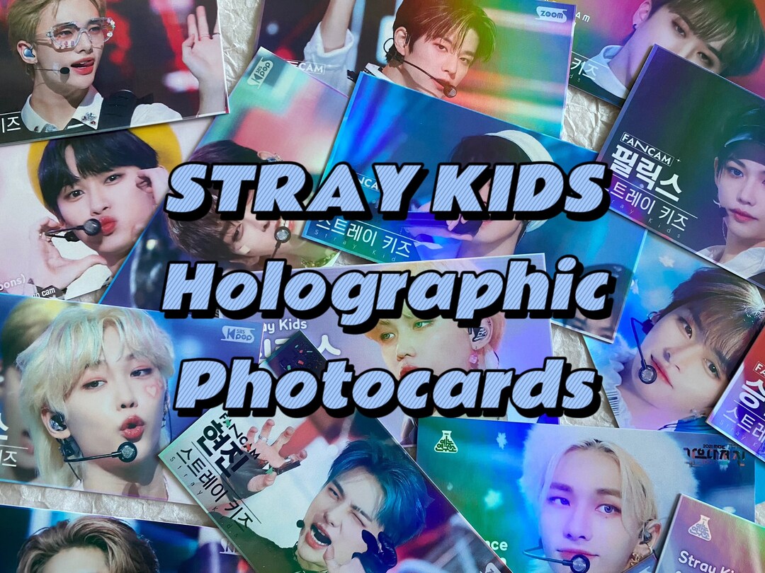 STRAY KIDS Holographic Photocard, Fancam Thumbnail Photocard - Etsy