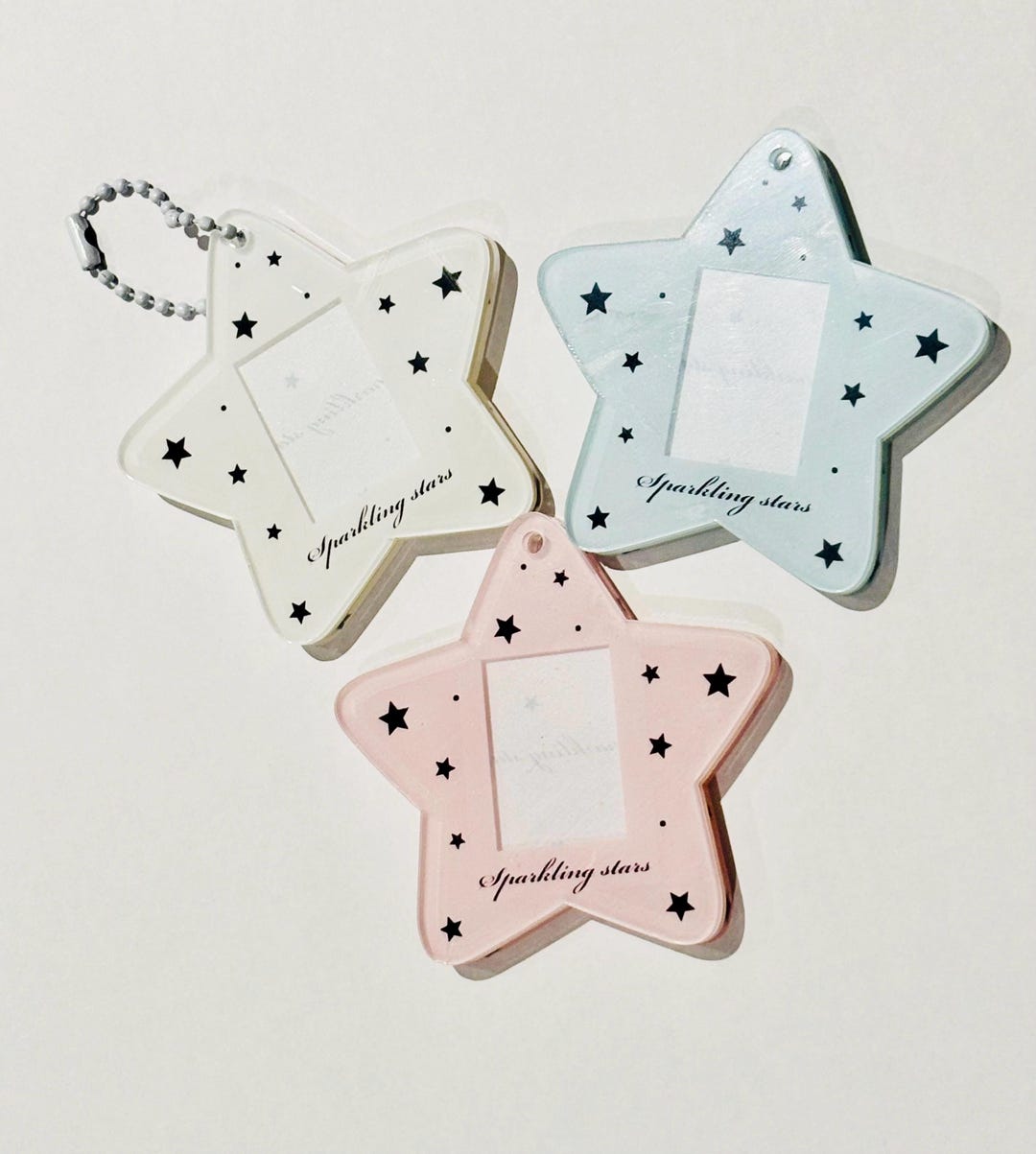 Star Acrylic ID Photo Holder, Card Holder, Mini Card Holder - Etsy