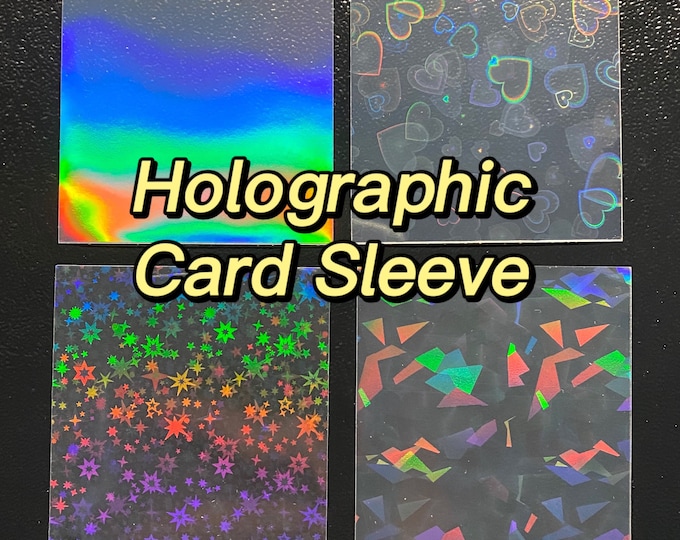 Holographic Card Sleeves, Kpop Photocard Sleeve, Game Card Sleeve, Pc ...