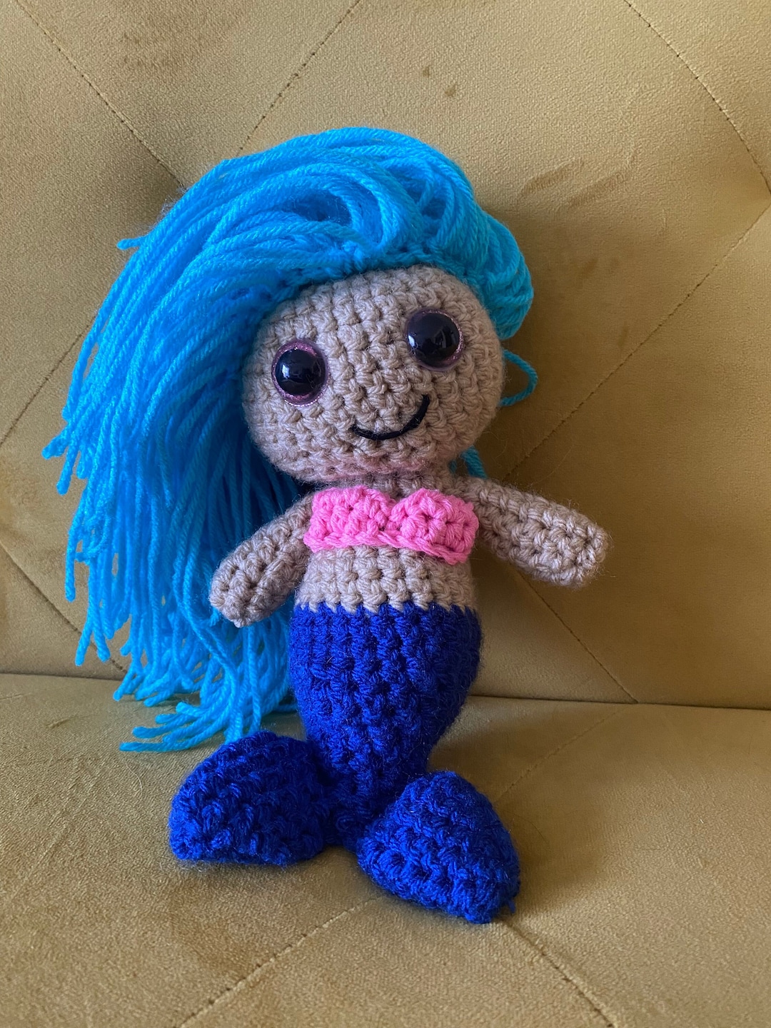 CROCHET MERMAID PLUSHIE!!! Custom Handmade Mermaid - Etsy