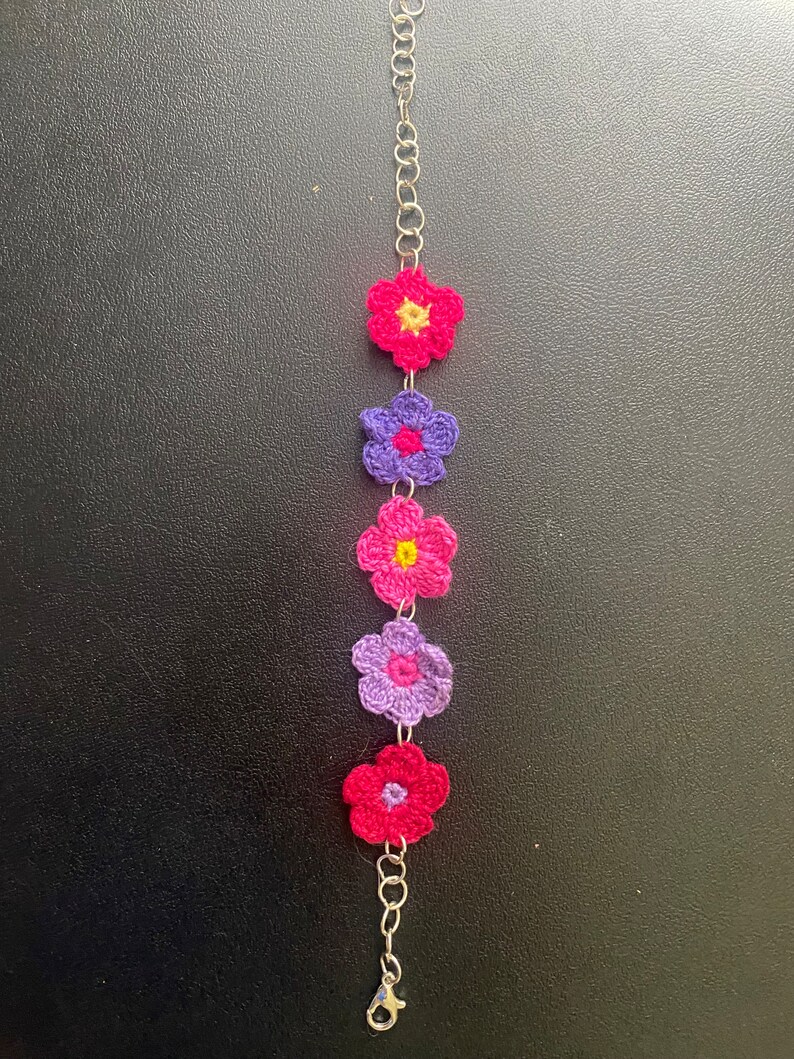 FLORAL BRACELETS! Custom Colors Available!! - Etsy