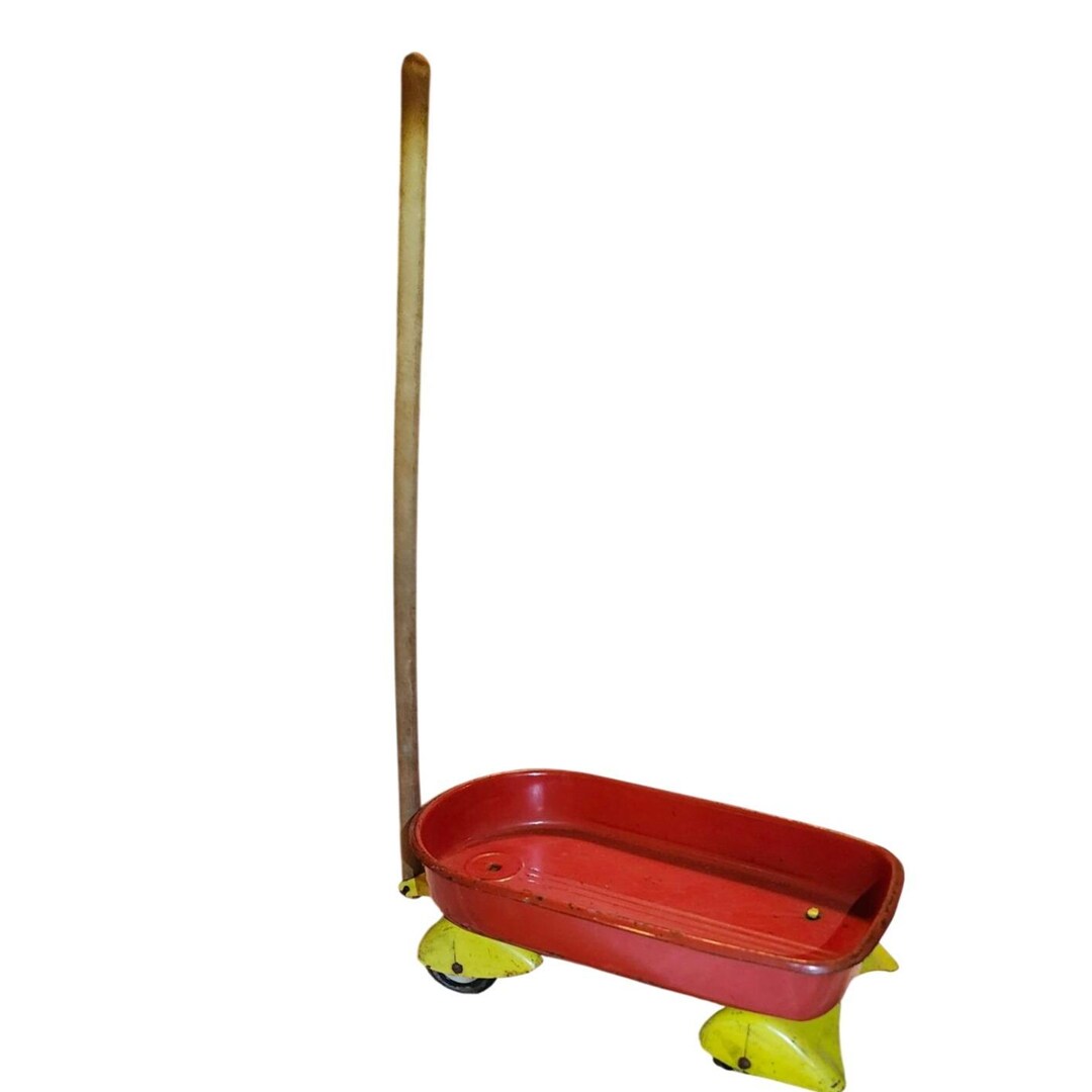 Wyandotte Pressed Steel Streamline Toy Wagon With Skirted Wheels ...