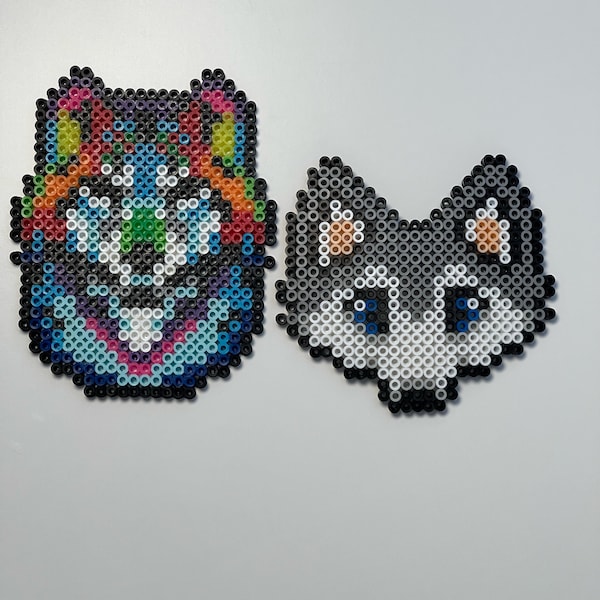 Wolf Perler - Etsy