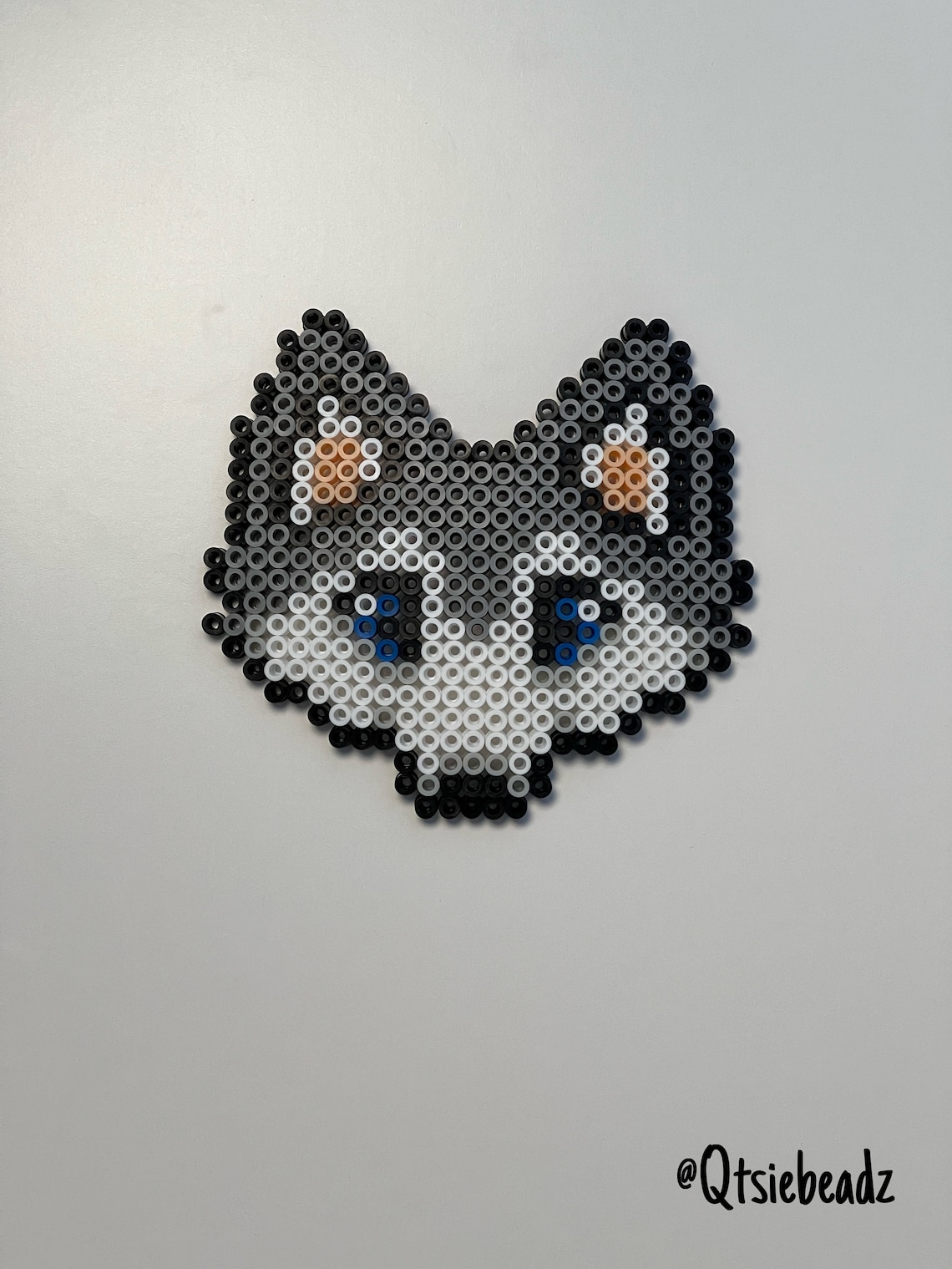 Wolf|galaxy Wolf Perler Beads for Raves, Music Festivals - Etsy