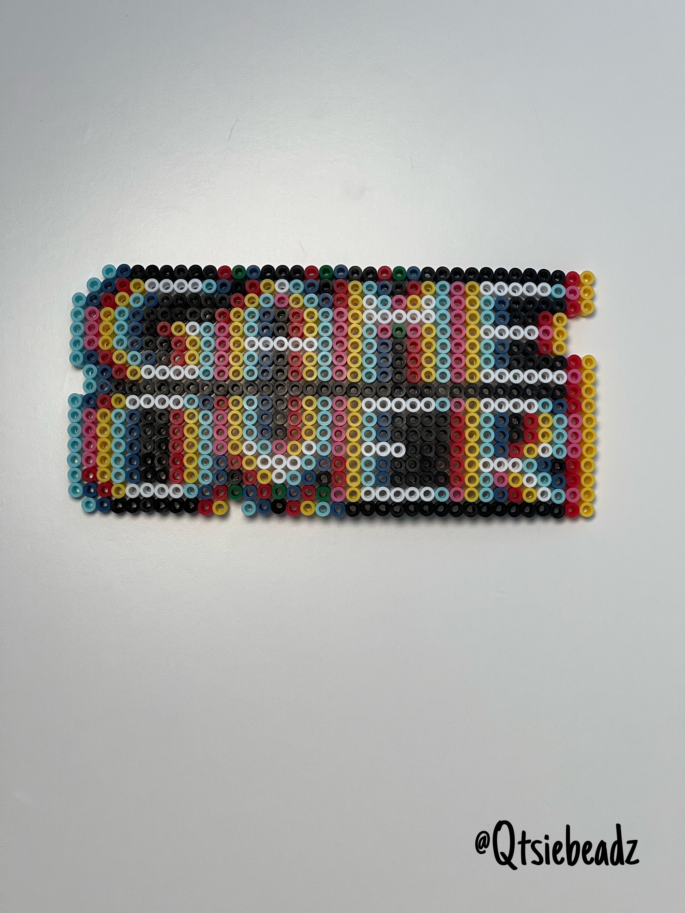 Game Over|get Trippy|headbanger|press Start Glitchy Perler Beads for ...