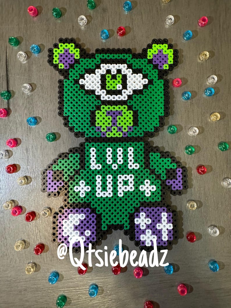 Subtronics and Level up Mash-up Inspired Perler Beads for Raves, Music ...