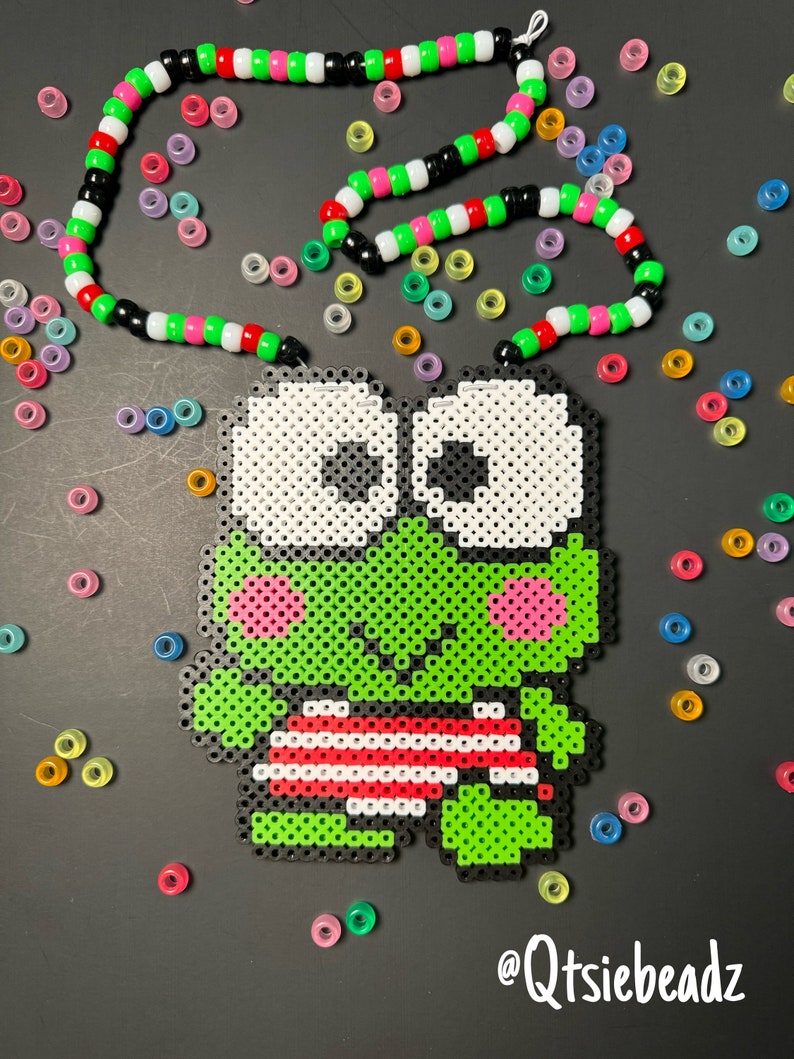 Japanese Anime Inspired Characters Perler Beads for Raves, Music ...