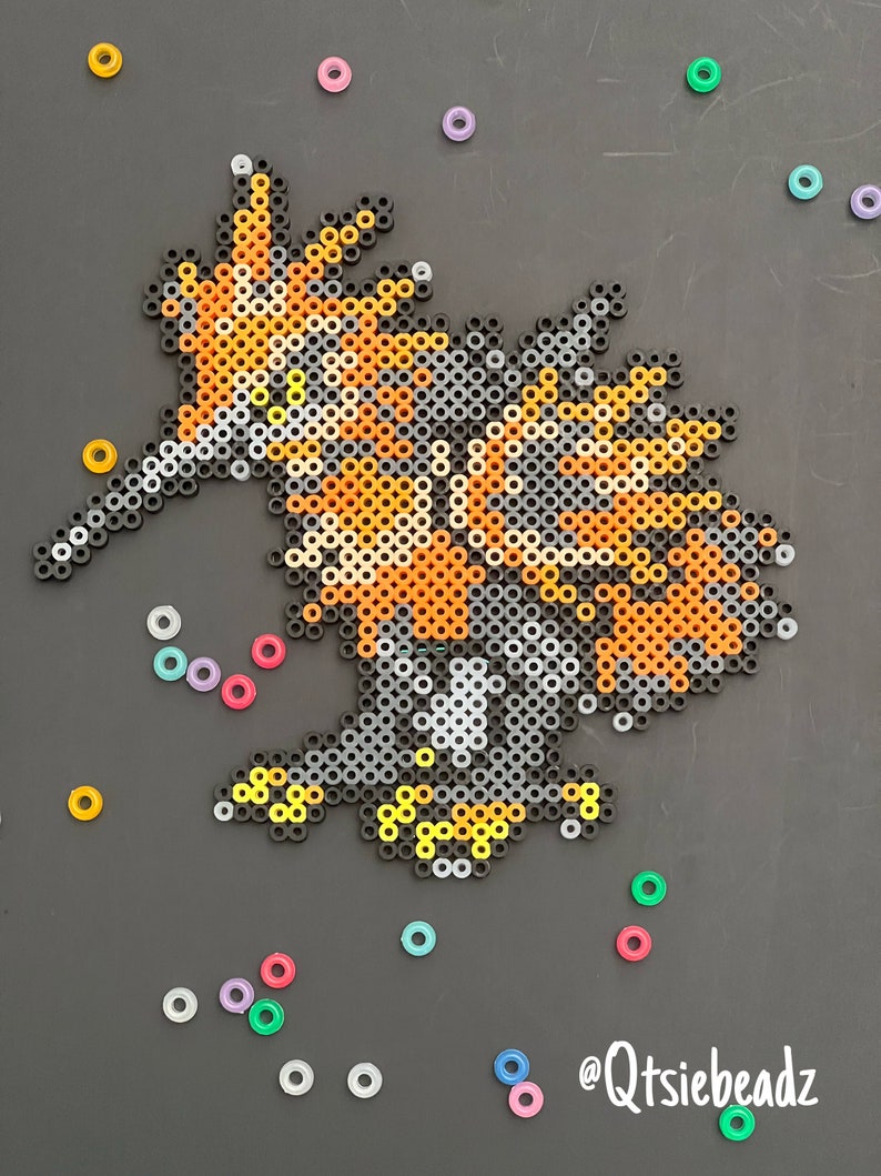Legendary Characters (articuno | Moltres | Zapdos) Inspired Perler ...