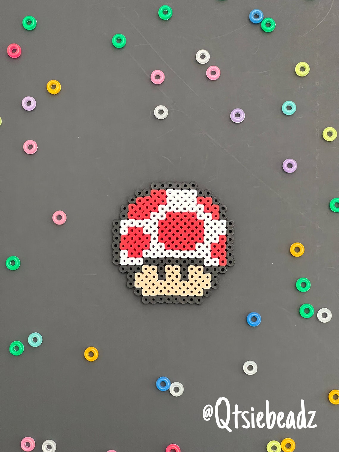 Toad, Toadette, Yoshi Perler Beads for Raves, Music Festivals - Etsy