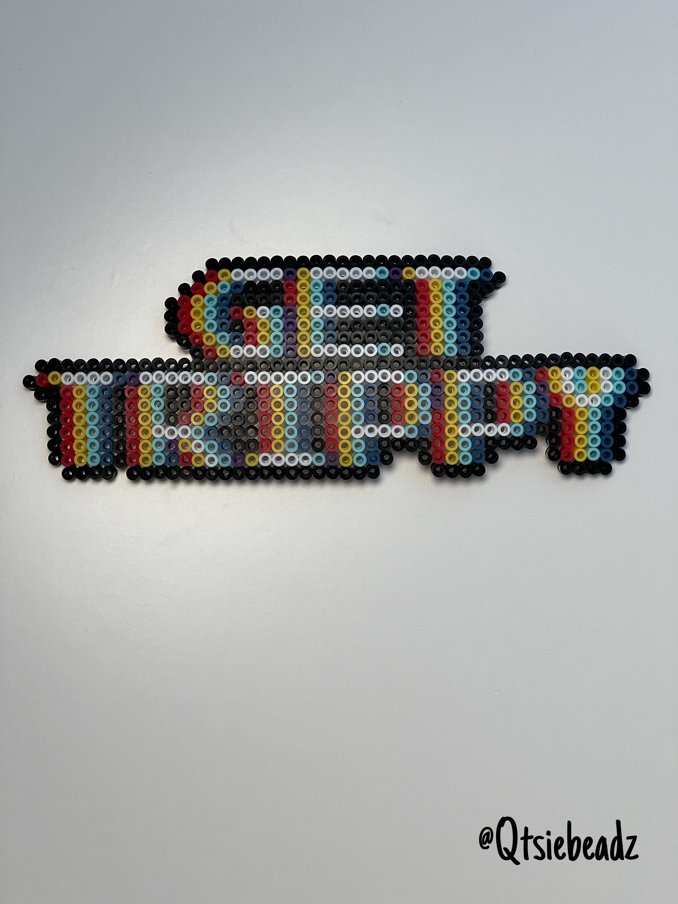 Game Over|get Trippy|headbanger|press Start Glitchy Perler Beads for ...