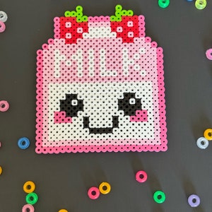 Cute Dessert/drink Perler Beads for Raves/music Festivals - Etsy