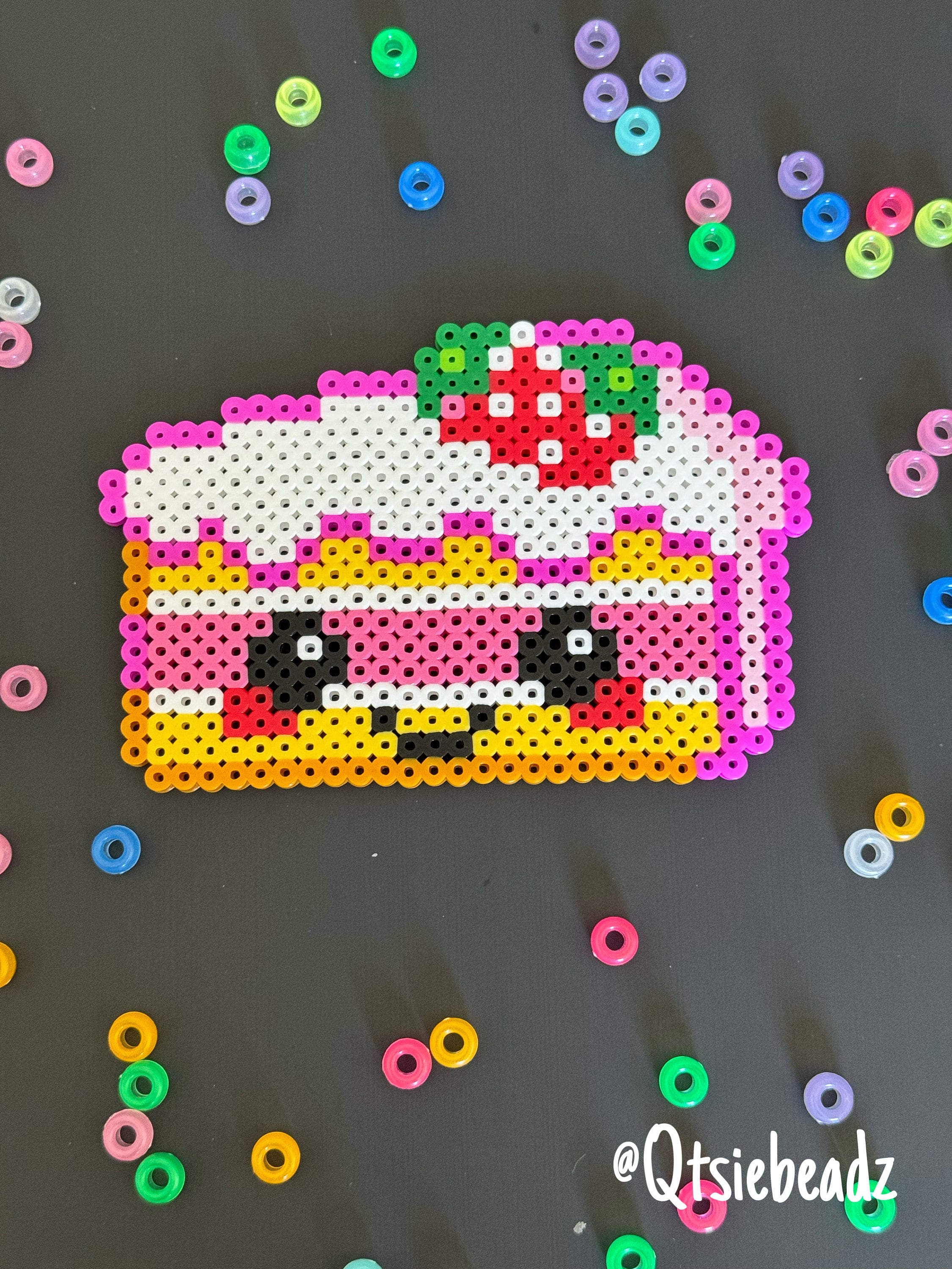 Cute Dessert/drink Perler Beads for Raves/music Festivals - Etsy