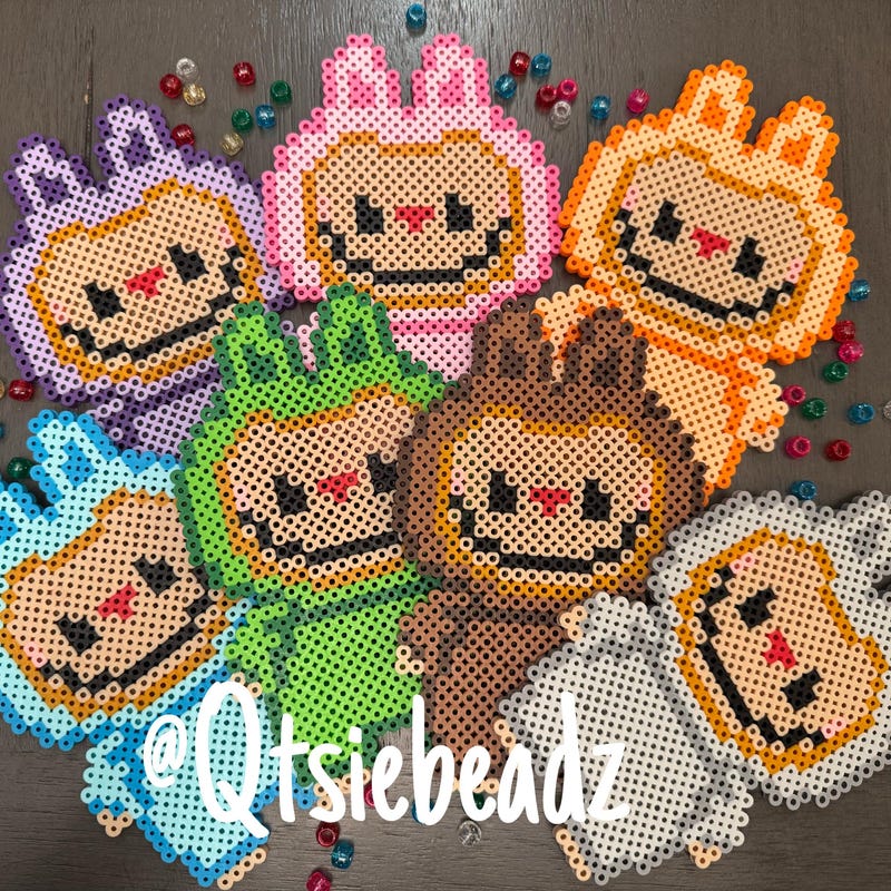 Labubu Perler Bead Pattern - Etsy