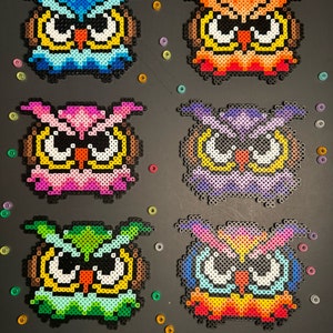 Cute Owl Perler Beads for Raves/music Festivals - Etsy