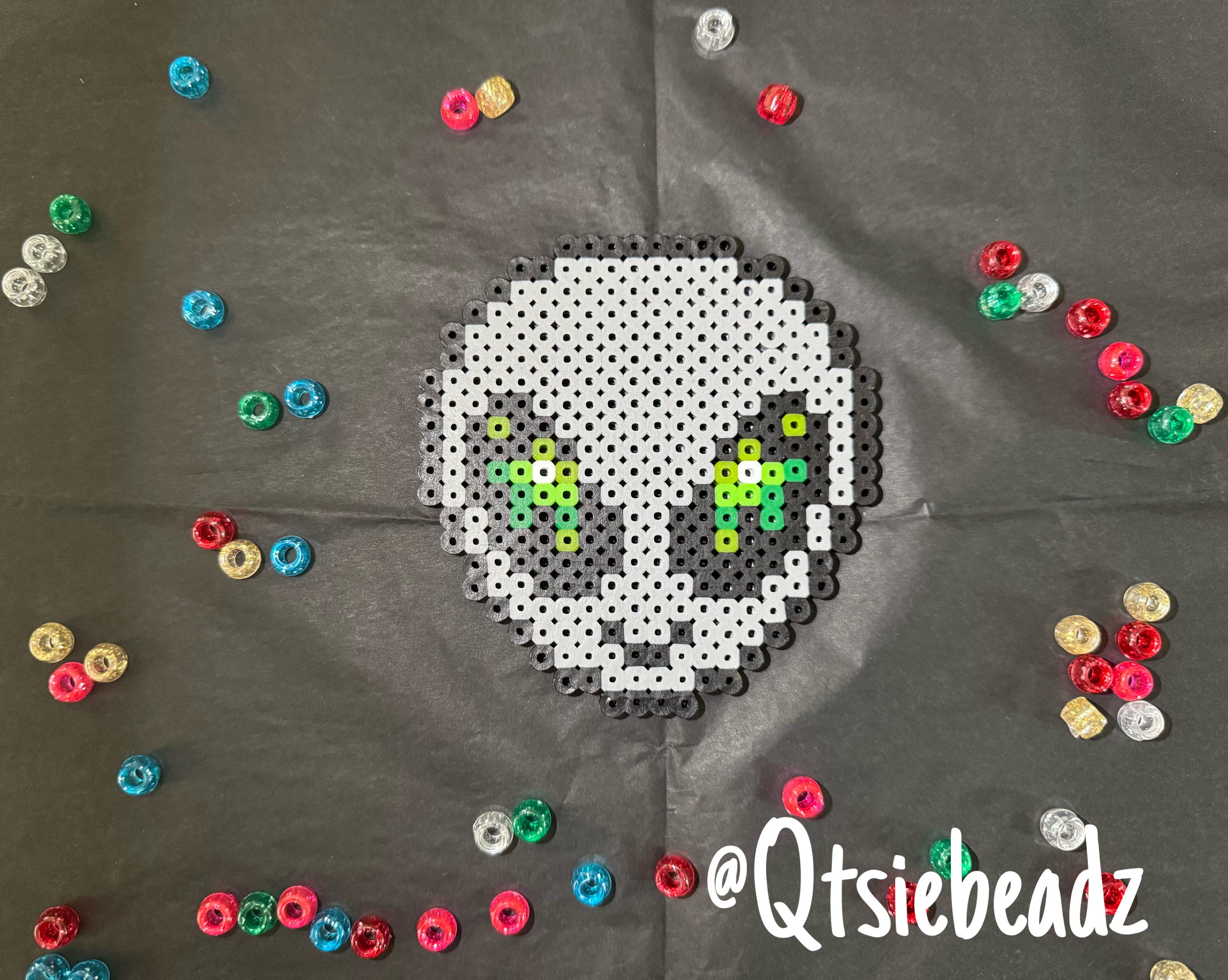 Alien Inspired Kandi Perler for Raves, Music Festivals - Etsy