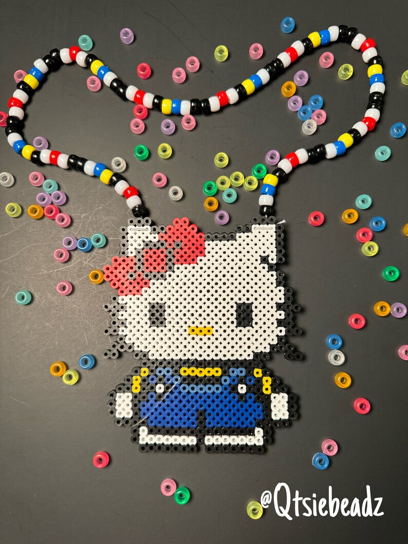Japanese Anime Inspired Characters Perler Beads for Raves, Music ...