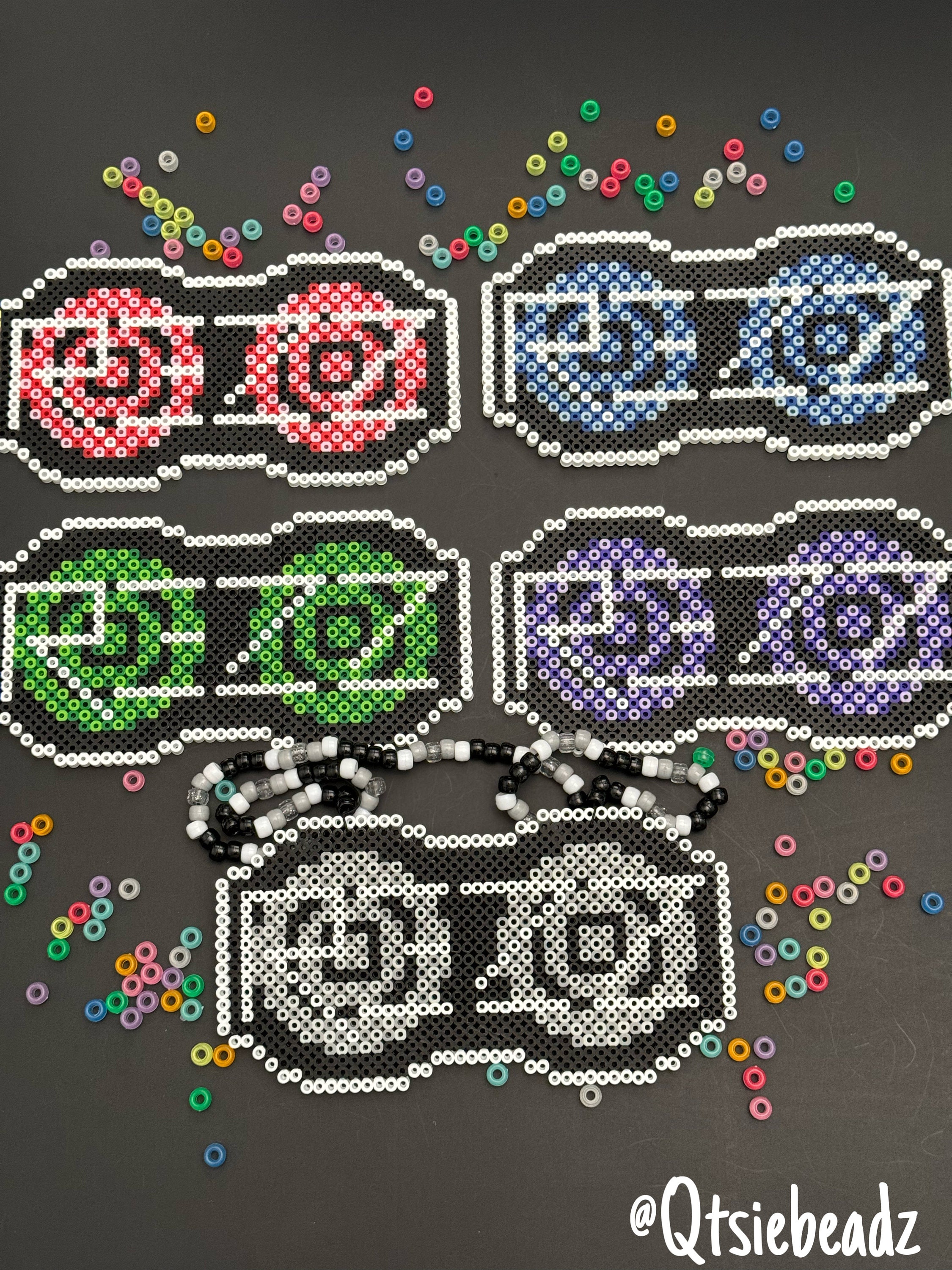 Rezz Inspired Perler Beads for Raves, Music Festivals - Etsy