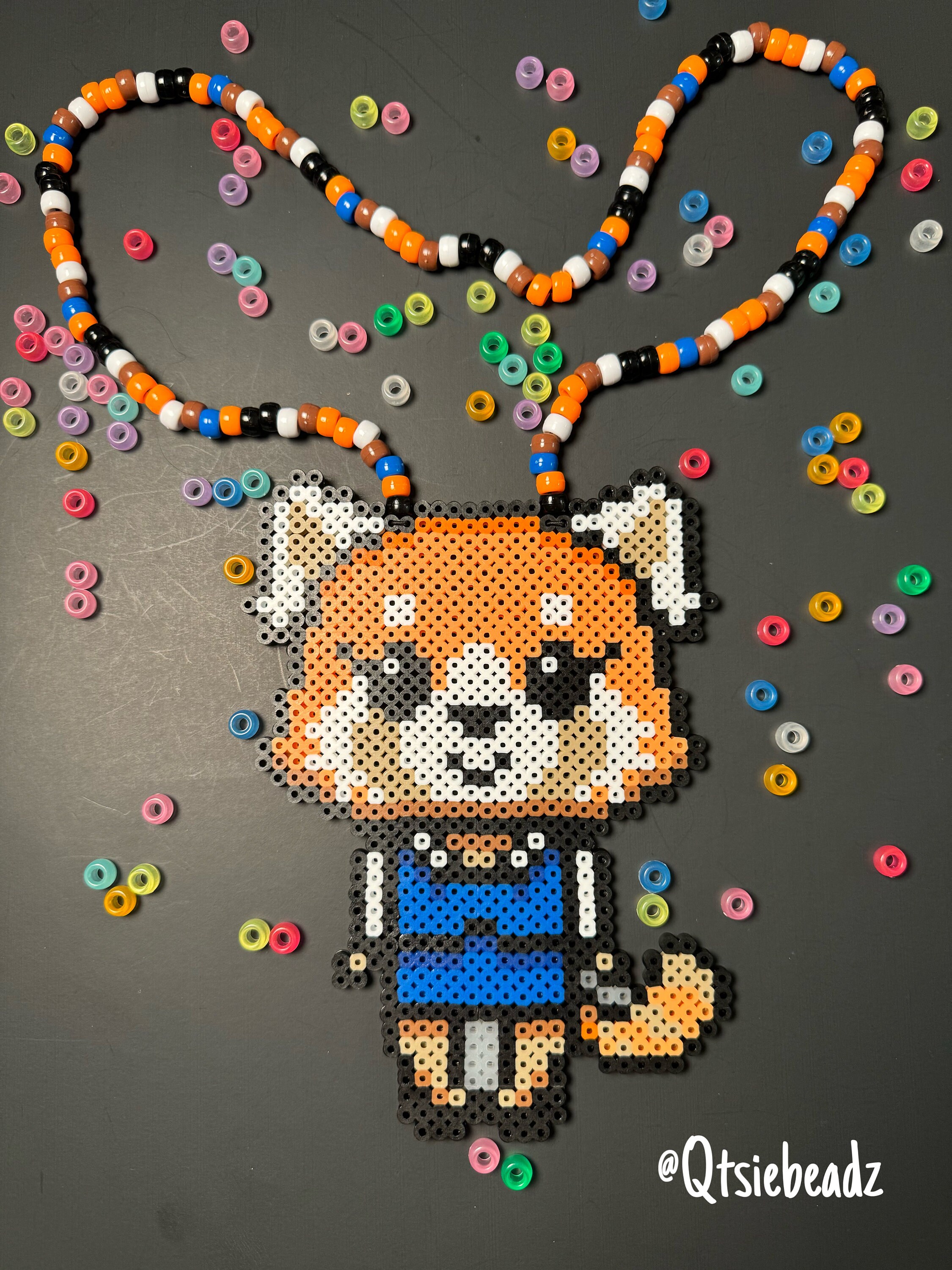 Japanese Anime Inspired Characters Perler Beads for Raves, Music ...