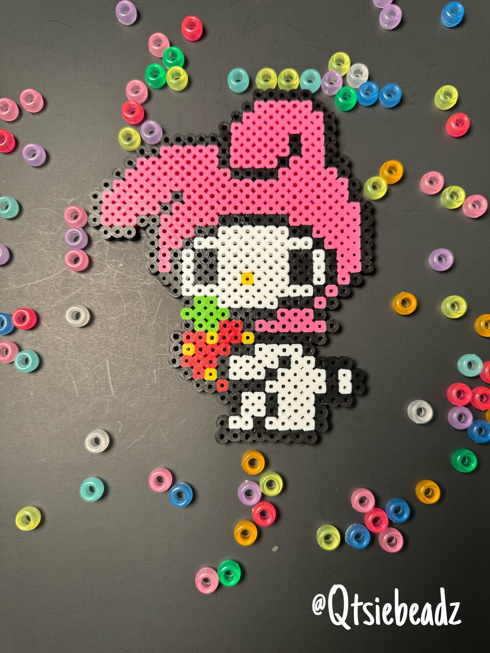 Japanese Anime Inspired Characters Perler Beads for Raves, Music ...