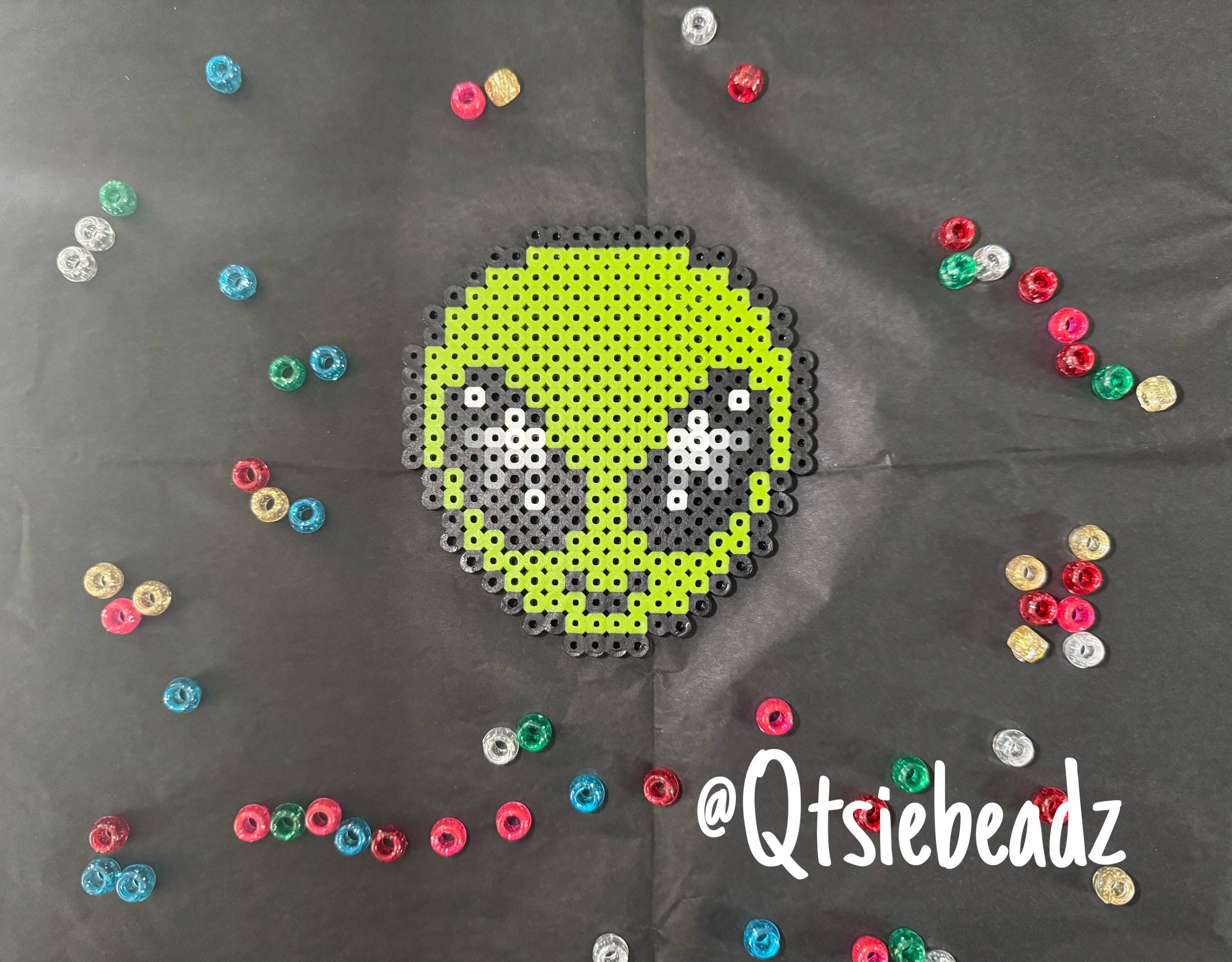 Alien Inspired Kandi Perler for Raves, Music Festivals - Etsy
