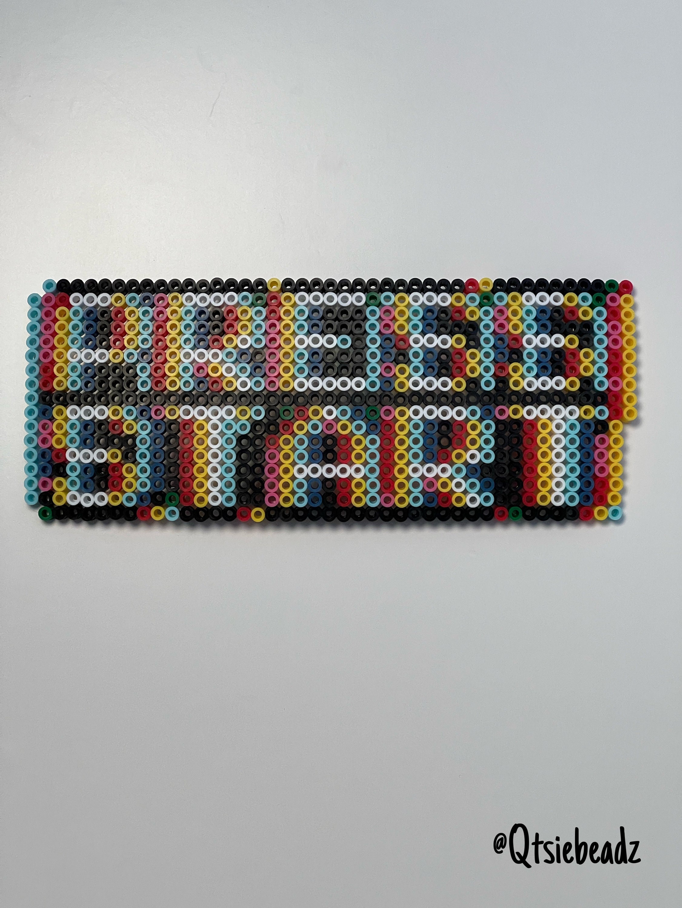Game Over|get Trippy|headbanger|press Start Glitchy Perler Beads for ...