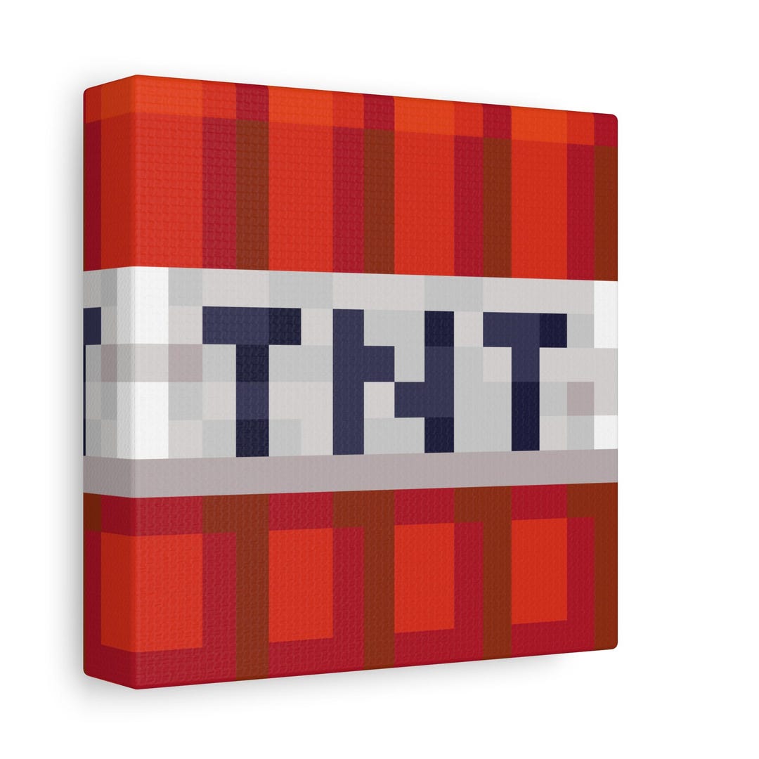 Minecraft TNT Block Painting - Etsy