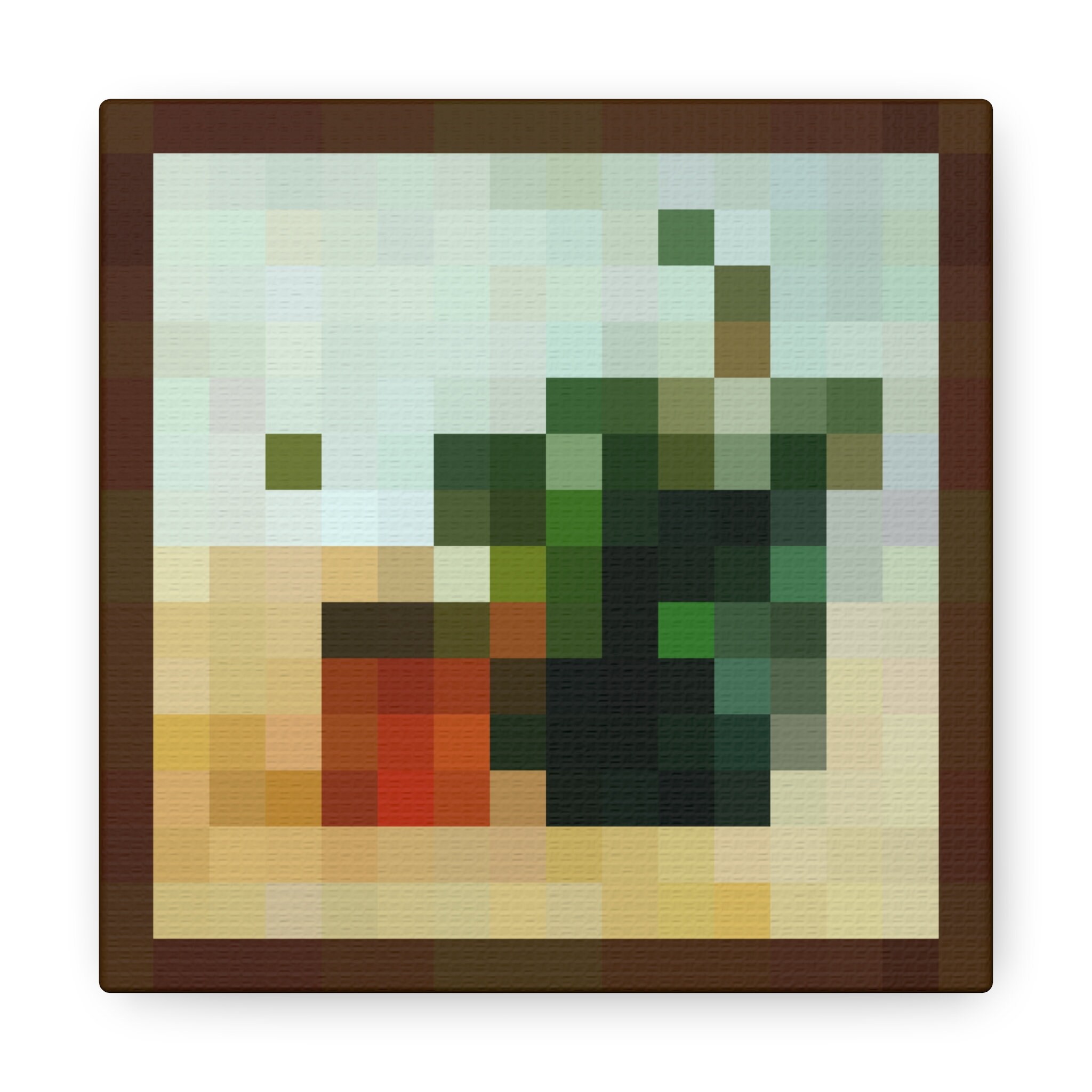 Minecraft Strawberry and Pear Painting - Etsy