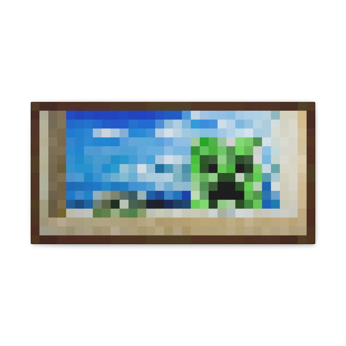 Minecraft Creeper Painting - Etsy