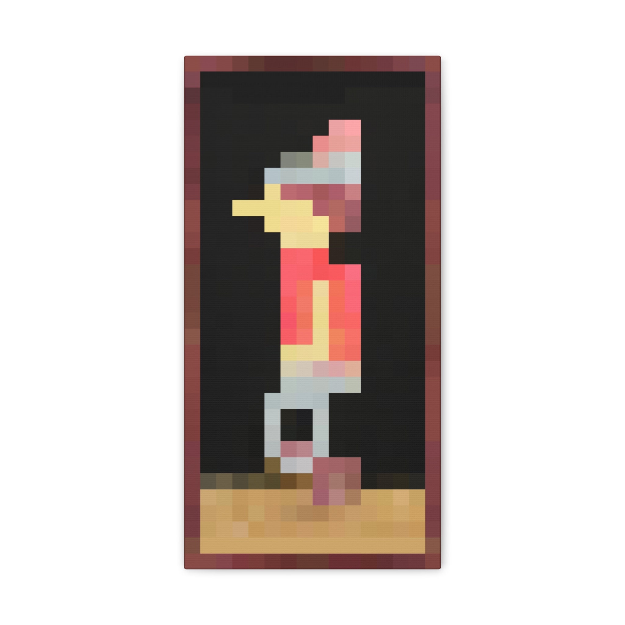 Minecraft Dude Walking Painting - Etsy