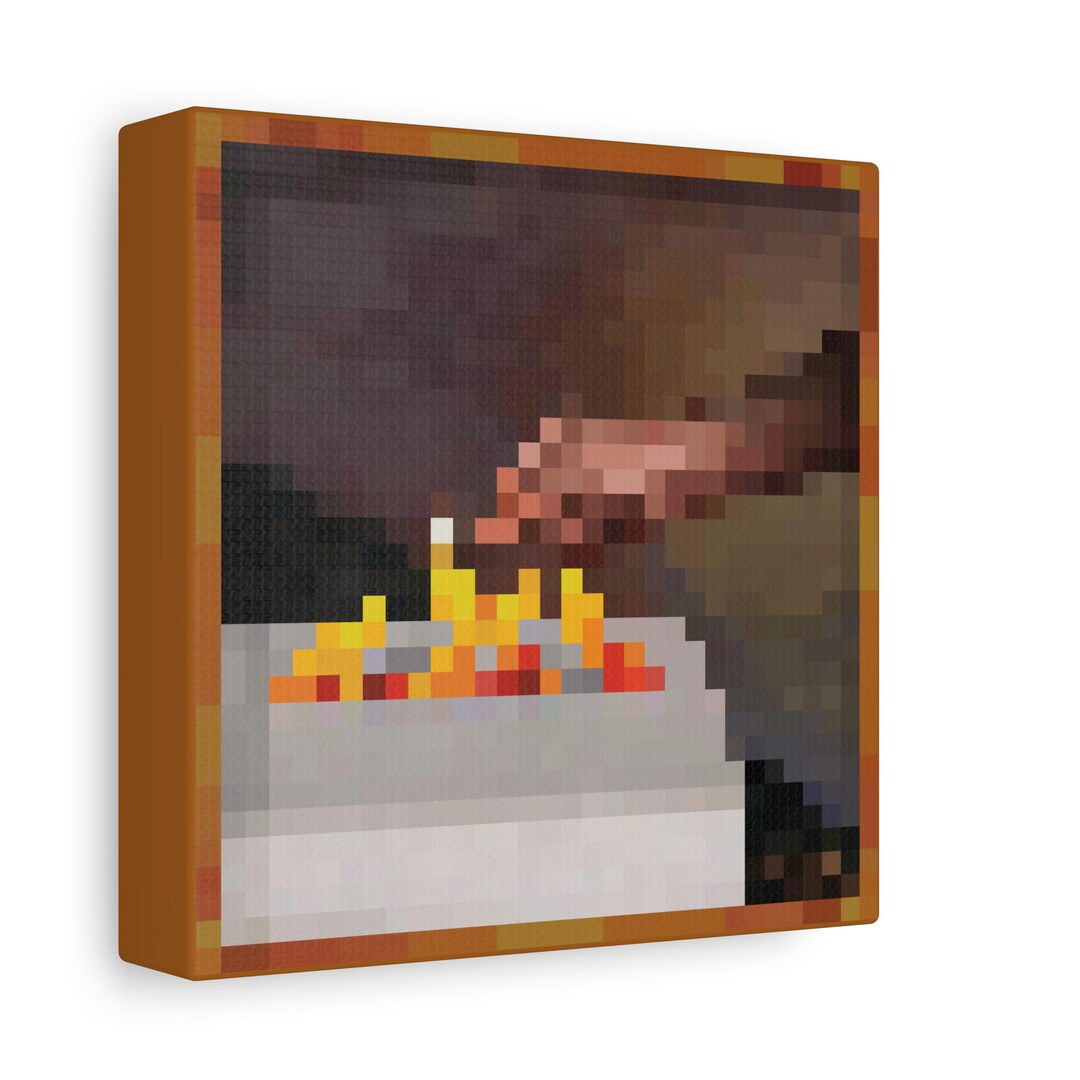 Minecraft Hand Near Fire Painting - Etsy