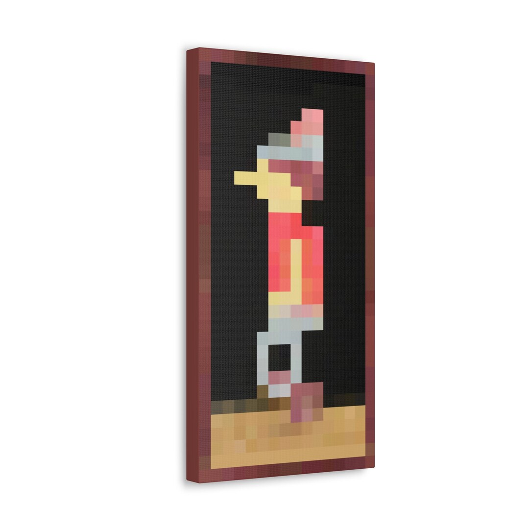 Minecraft Dude Walking Painting - Etsy