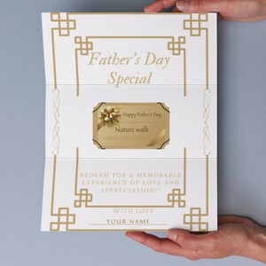 Father's Day Printable Vouchers and Card Holder Bundle Instant Download ...