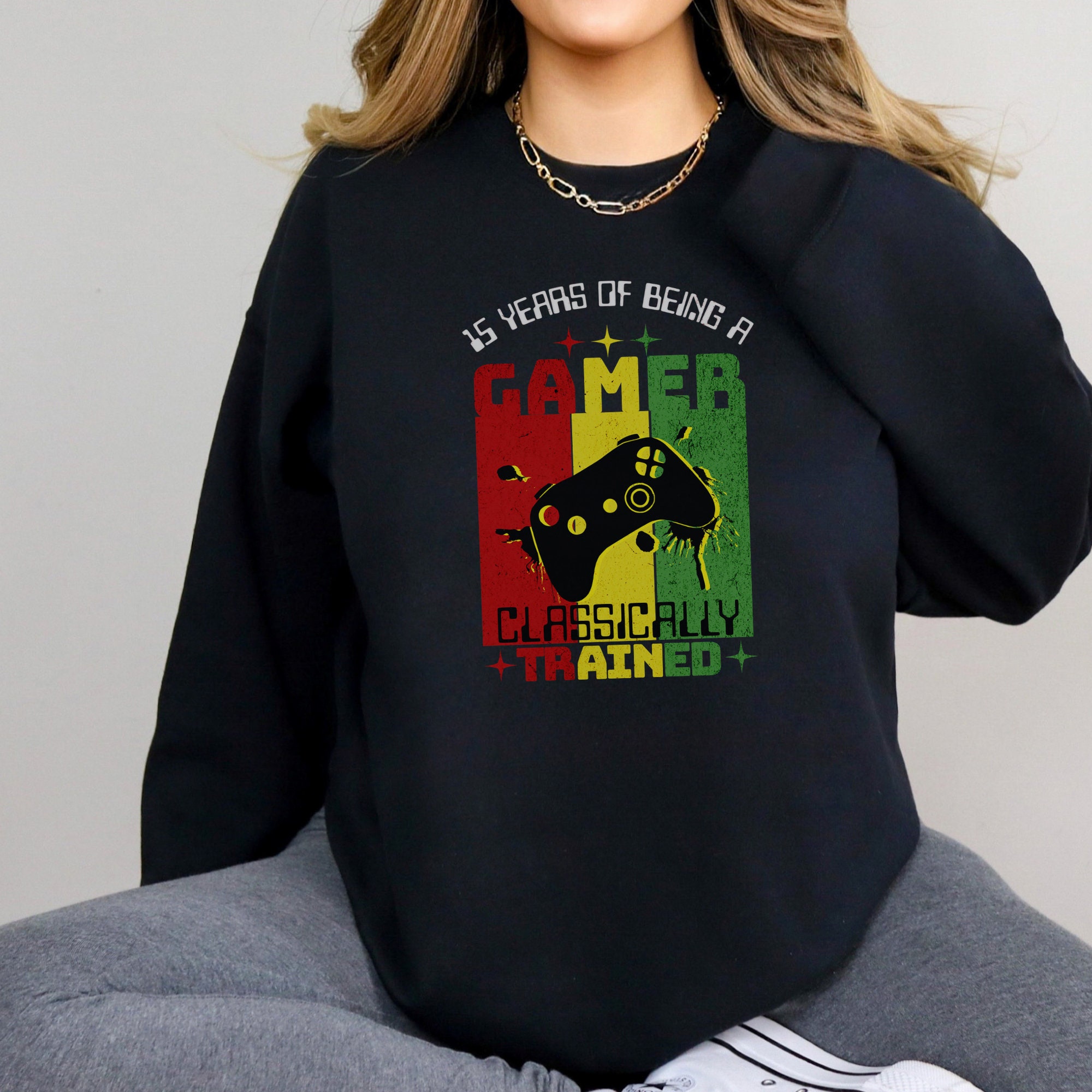 Custom Years of Being a Gamer T-shirt, Classically Trained Gaming ...