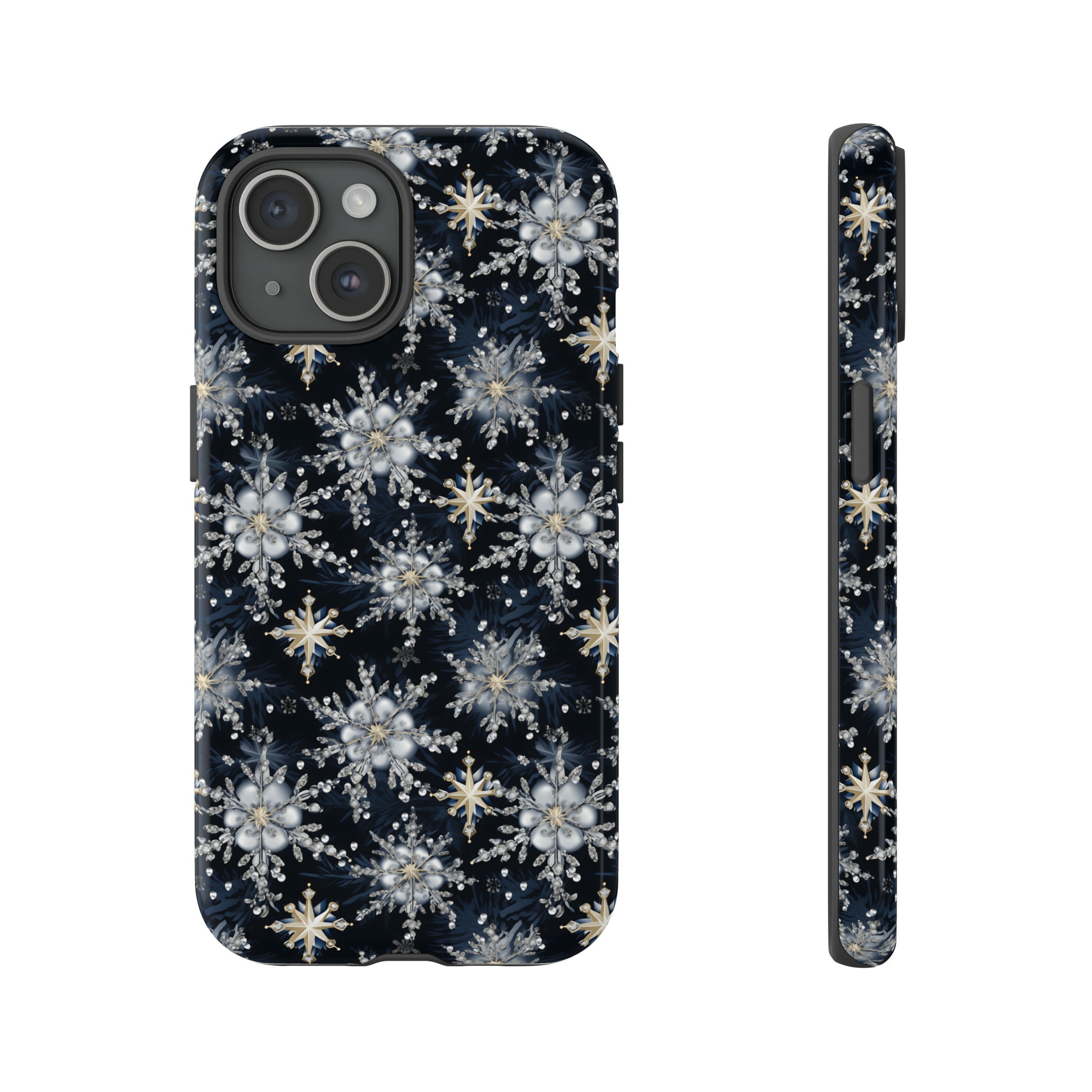 Winter Phone Case for iPhone 15, Snowflake Phonecase for iPhone 15 Plus ...