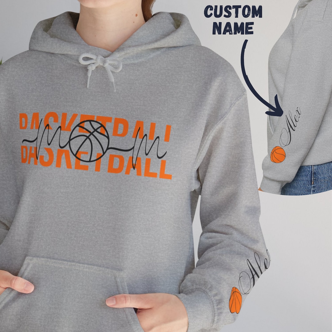 Custom Basketball Mom Hoodie, Basketball Momma Sweatshirt, Game Day ...