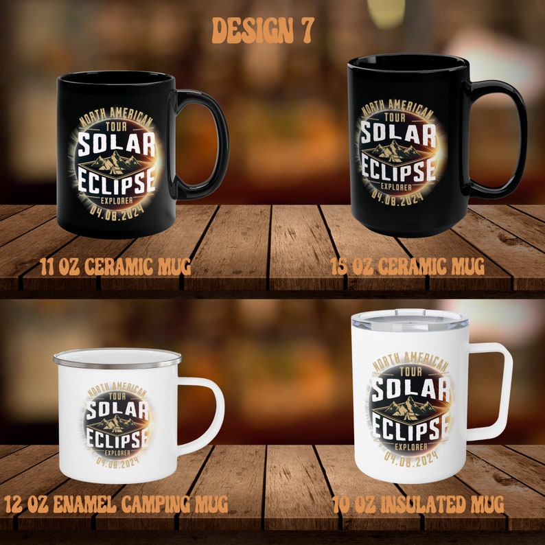 2024 North American Total Solar Eclipse 11oz Ceramic Black Mug, April ... 2024 North American Total Solar Eclipse 11oz Ceramic Black Mug, April ...