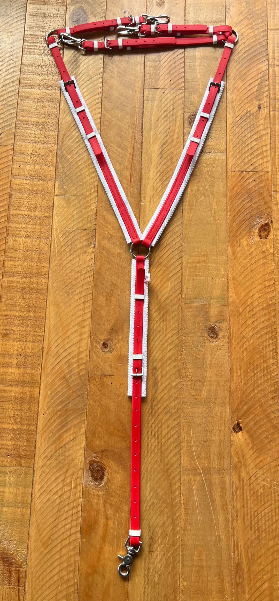 Padded Breastplate - Red & White - Etsy