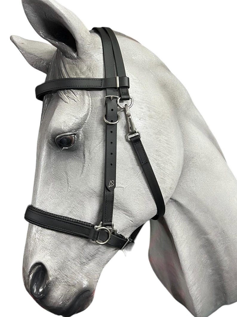 Side Pull Bitless Bridle - Black - Etsy