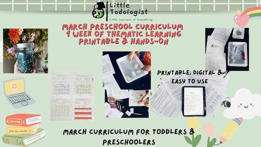 Week 1 Preschool Lesson Plans | March Weather & Seasons Themed ...