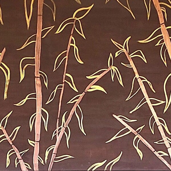 Bamboo Painting - Etsy