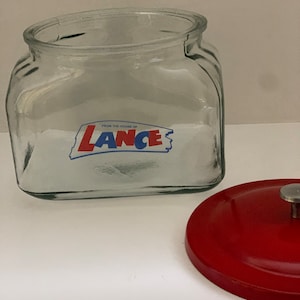 Lance Counter Jar With Lid Country Store Display Cookie Jar Candy Jar ...